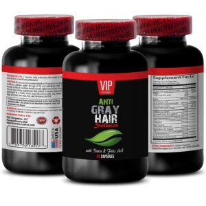 Best Naturals Anti Gray Hair - Anti Gray Hair for Men and Women - GET Your Style Back - Stops Grey Hair Change - catalase for Gray Hair - Anti Gray Hair Supplement - Hair Support Vitamins 1Bot 60Caps