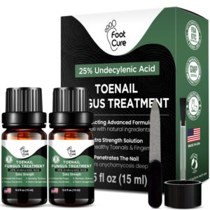 toenail renewal solution extra strength care for toe nail & fingernails - nail repair solution for broken, discolored nails - renews damaged cracked ingrown toenail made in usa 0.50 fl oz - 2 pack