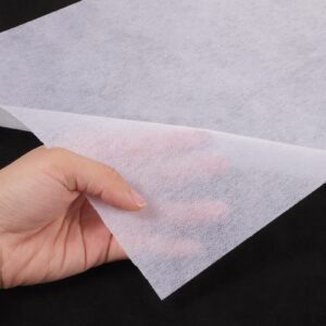 Fusible Interfacing Iron-On interfacing for Sewing Light Weight Non-Woven Fusible Fleece 11.81in x 20yd Iron on Polyester Single-Sided Interfacing for Sewing Crafting