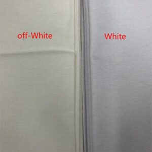 PLANTIONAL Woven Cotton Iron-On Fusible Interfacing: 44 inch X 2 Yards White Medium Weight 100% Cotton Single-Sided Interfacing for t-shirt quilts Blouses Dress Shirts Collars DIY Crafts Supplies