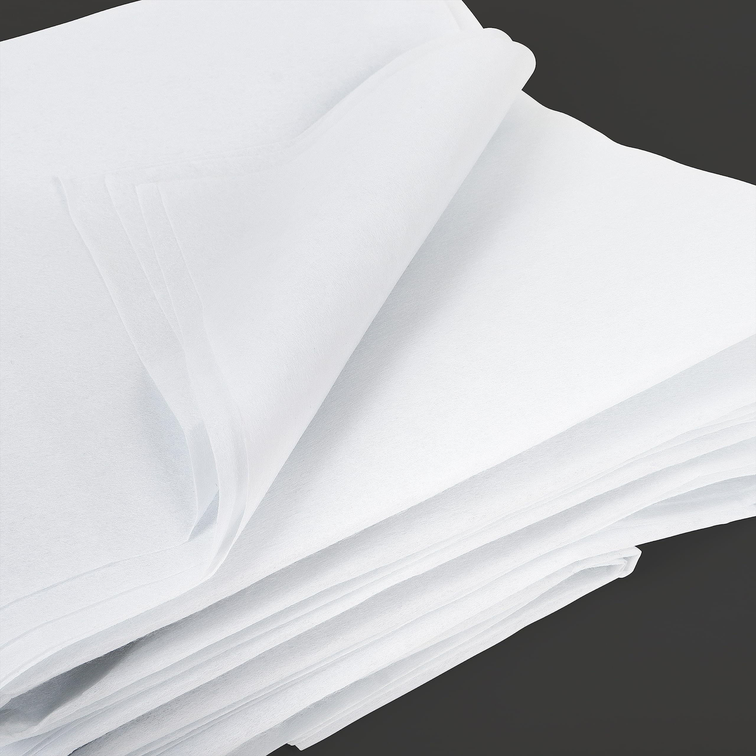 Meneng Fusible Interfacing Medium Weight: 40"x3 Yards White Onesided NonWoven Iron-On Interlining Fabric