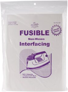 htc 422 fusible non-woven interfacing, 15-inch by 3-yard , white