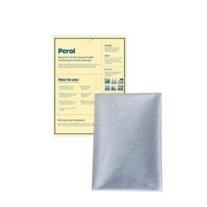 fusible interfacing 35″ x 3 yards white light weight non-woven iron-on for crafts and sewing, polyester single-sided adhesive for collars, quilting projects, dress, shirts, bags