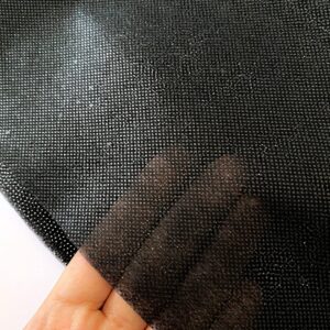 MAROBEE Black Lightweight Fusible Interfacing Iron On for Sewing Projects, (40 Inch x 3 Yard) Non-Woven