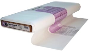 heatnbond fusible interfacing non-woven lightweight, 20" x 25 yards