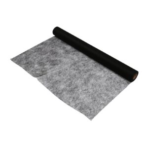 misppro hot melt adhesive web fusible interfacing fabric non-woven ?lightweight fusible iron on interfacing fabric for sewing crafts - black