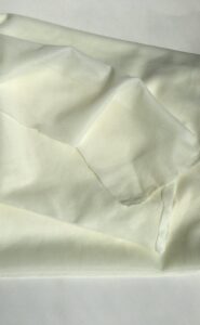 off white french woven tricot interfacing -fusible -light weight, 3 yards x 58" - fusiknit