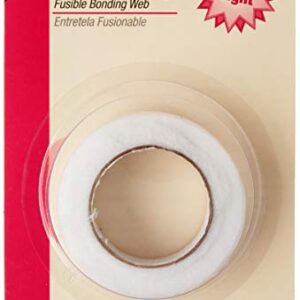 Dritz Stitch Witchery, Ultra Light Weight fusible bonding Web, 5/8-Inch X 20-Yards, White