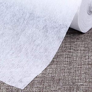 2 yard snow white interfacing filter non woven one side fusiabel 58-60" wide material