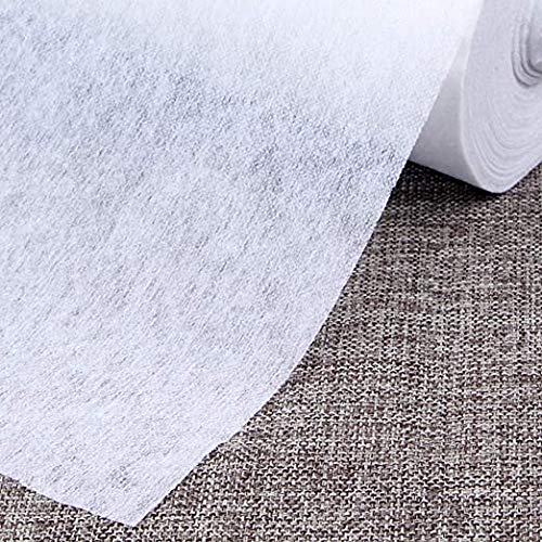 2 Yard Snow White Interfacing Filter Non Woven One Side Fusiabel 58-60" Wide Material