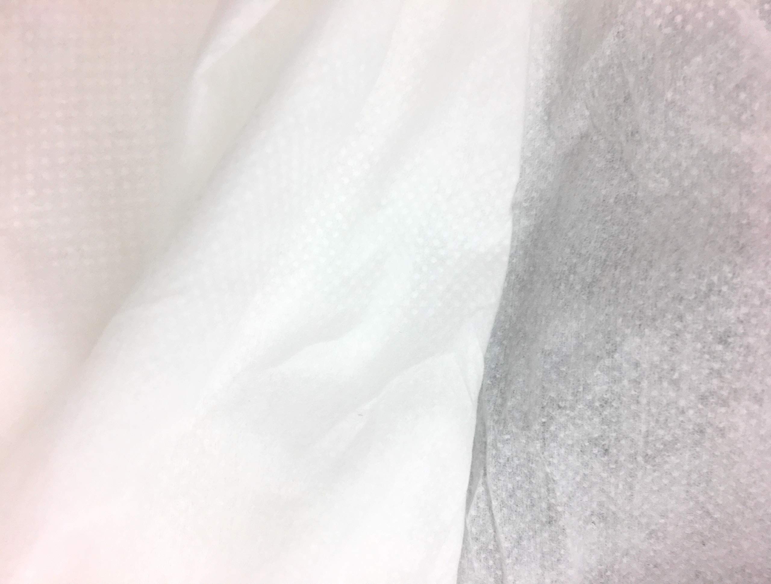 White Non Woven Pellon INTERFACING Med. Weight, 2 Yards x 62"