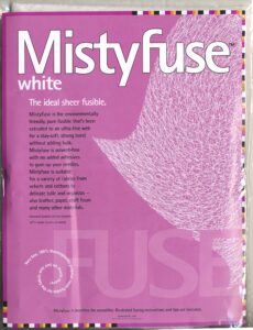 attached mistyfuse white 20in x 10yds, 20" x 10 yd, 30 foot