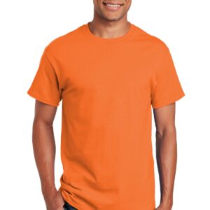 Gildan Men's G2000 Ultra Cotton Adult T-shirt, Safety Orange, Large