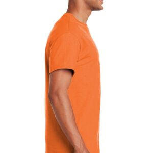 Gildan Men's G2000 Ultra Cotton Adult T-shirt, Safety Orange, Large