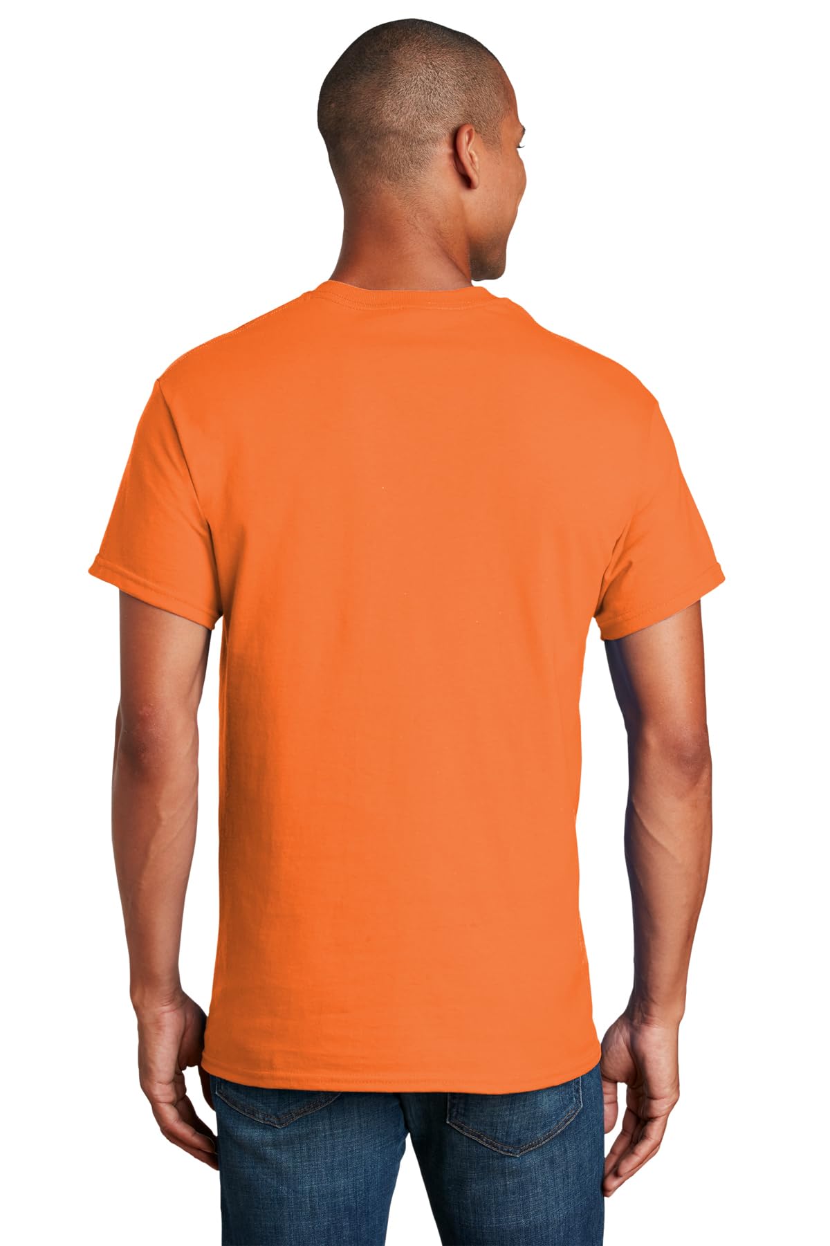 Gildan Men's G2000 Ultra Cotton Adult T-shirt, Safety Orange, Large