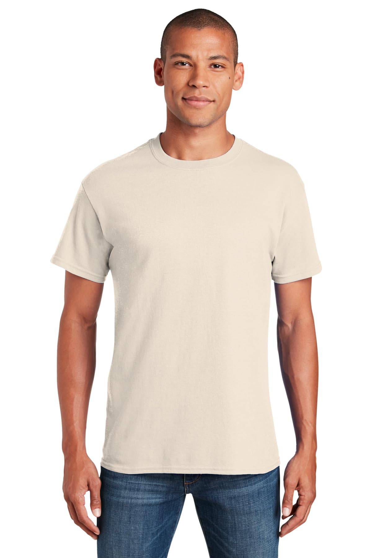 Gildan 5.4 oz Cotton T-shirt (5000) Tee X-Large Natural