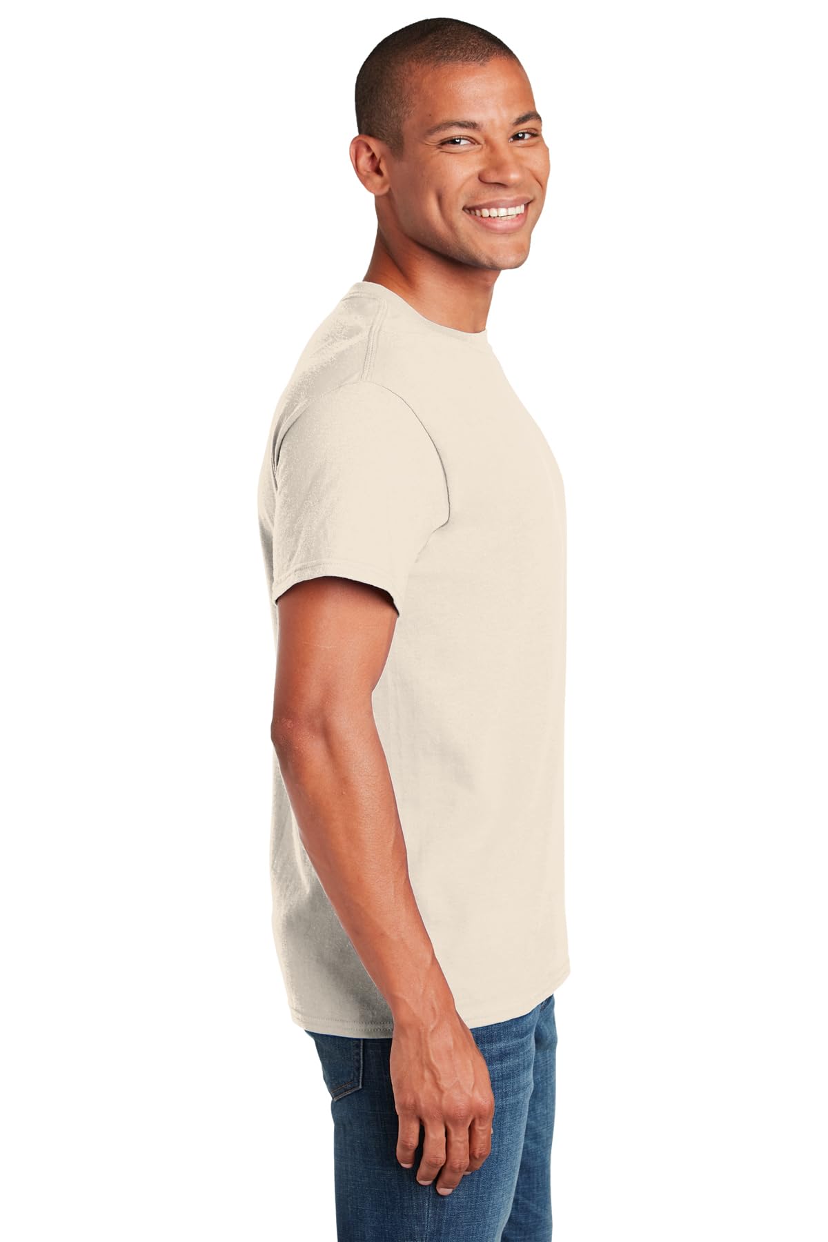 Gildan 5.4 oz Cotton T-shirt (5000) Tee X-Large Natural