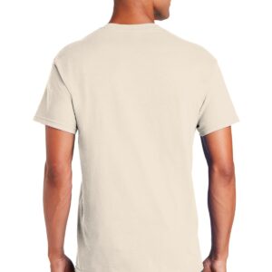 Gildan 5.4 oz Cotton T-shirt (5000) Tee X-Large Natural