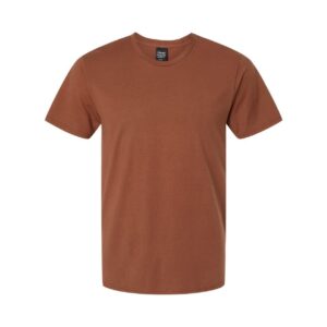 hanes mens nano-t t-shirt, l, canyon rock brown