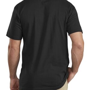 Dickies mens Short-sleeve Pocket T-shirt fashion t shirts, Black, Large Tall US