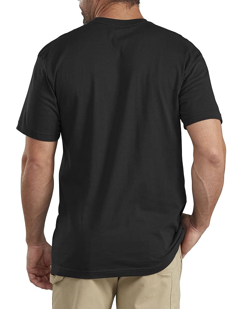 Dickies mens Short-sleeve Pocket T-shirt fashion t shirts, Black, Large Tall US