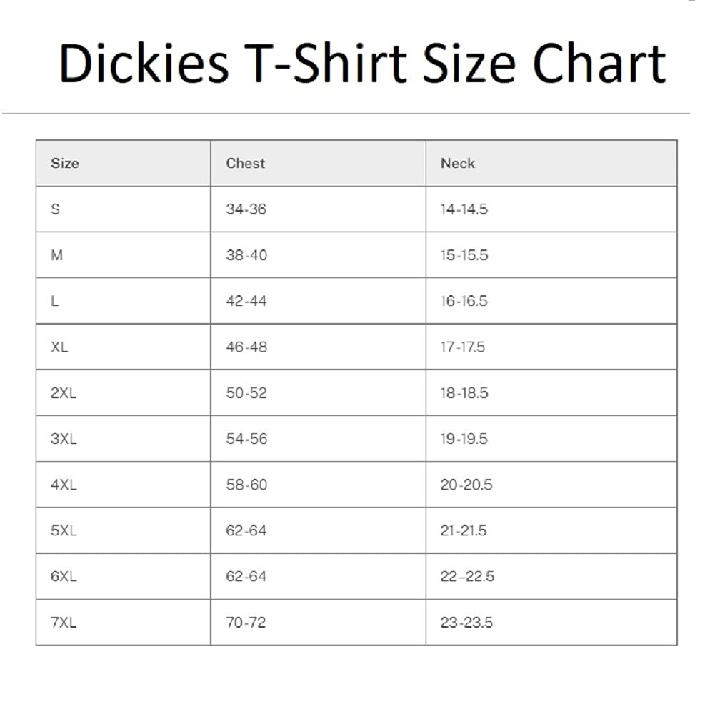 Dickies mens Short-sleeve Pocket T-shirt fashion t shirts, Black, Large Tall US