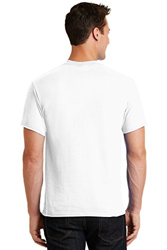 Port & Company Men's 50/50 Cotton/Poly T Shirt 6XL White