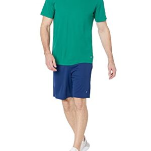 Amazon Essentials Men's Active Performance Tech T-Shirt (Available in Big & Tall), Pack of 2, Green/Black, Large