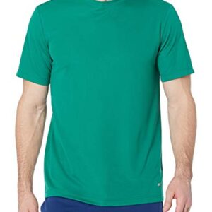 Amazon Essentials Men's Active Performance Tech T-Shirt (Available in Big & Tall), Pack of 2, Green/Black, Large