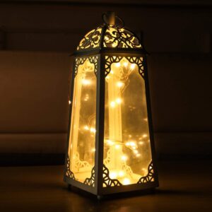 Mikasol Fairy Lights Battery Operated, 2 Packs Mini 3*AAA Battery Powered Copper Wire Led Starry String Lights Firefly Lights for Bedroom, Christmas, Parties, Decoration (5m/16ft Warm White)