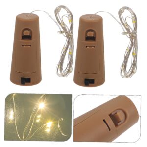 IMIKEYA 6 Pcs Cork String Lights Party Atmosphere Lamp Garden Light Decor Outdoor Light Decorative Light Party Light