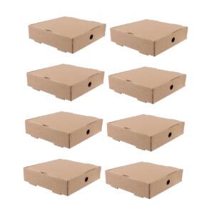 ultechnovo 25pcs boxes mini pizza box mini pizza storage case take sandwich container 6 inch pizza boxes pizza slice boxes mini pizza case pizza baking corrugated cardboard paper miniature