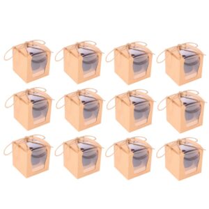 SOLUSTRE 36 Pcs Cake Box Cake Case Candy Case Pastries Boxes Cupcake Packing Boxes Chocolate Boxes Packaging Paper Bakery Boxes Dessert Packaging Boxes Cake Packaging Boxes Cookie Boxes