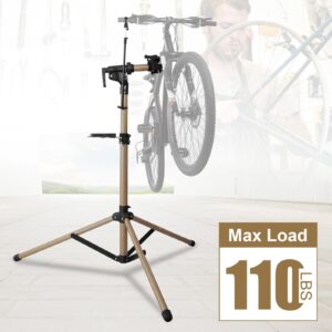 NOPAARD Heavy Duty Ebike Repair Stand Max 110 lbs, Portable Aluminum Bicycle Stand Manintenance Workstand, Made For Any Bike, Heavy E-bike, Mountain Bike, Road Bike, Folding Bike etc