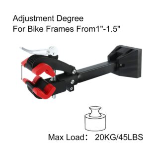 Homend Bike Repair Stand Wall Mount, Foldable Heavy Duty Bicycle Maintenance Rack Workstand for Variety of Bikes