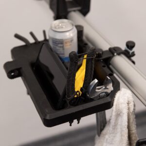 Tilt Industries Tool Tray - Universal Fit Bicycle Repair Stand Tool Tray, Adjustable Work Tray - Attaches to Any Repair Stand