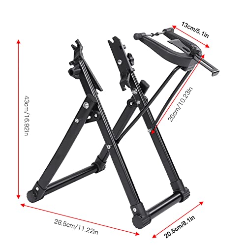 Greensen Bike Wheel Truing Stand, Wheel Tire Foldable Home Mechanic Truing Stand Professional Mountain Road Rim Maintenance Tool Suitable for 16" - 29" Wheels