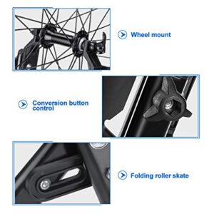 Greensen Bike Wheel Truing Stand, Wheel Tire Foldable Home Mechanic Truing Stand Professional Mountain Road Rim Maintenance Tool Suitable for 16" - 29" Wheels