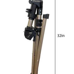 Petra Sports BikeDoc Foldable Bicycle Repair Stand. Portable, Height Adjustable Mechanics Work Stand w/Magnetic Tool Tray & 360° Quick Release Clamp. Supports Up To 66Lbs.