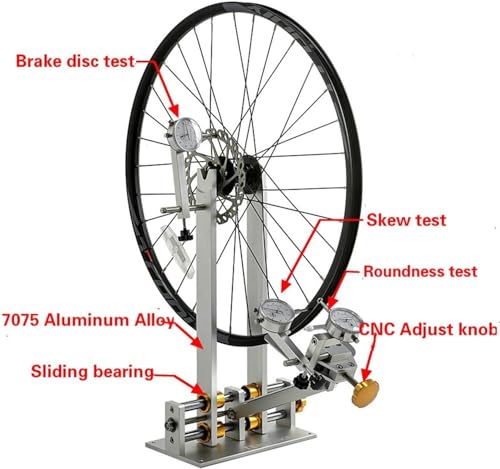 Biking Maintenance Tools Bicycle Wheel Repair Truing Bearing Stand 10"-29" Professional Bicycle Wheel Truing Stand Bike Wheel Tuning Stand Bike Repair Maintenance Support Tool