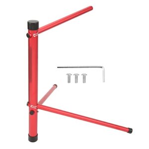 bordstract bike repair stand, bike repair stand height adjustable, bicycle mechanic maintenance rack shop home, bicycle floor parking rack for storage repair display support(red)