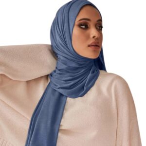 ANKOMINA Women Soft Cotton Muslim Jersey Hijab Head Wrap Scarves Fashion Long Scarf Shawls