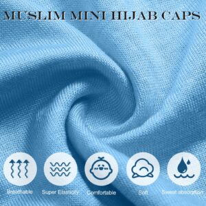 Handepo 24 Pcs Modal Hijab Cap Adjustable Muslim Stretchy Turban Full Cover Shawl Head Muslim Women Scarf Full Neck Coverage Undercap for Lady Girls Prayer, 24 Colors