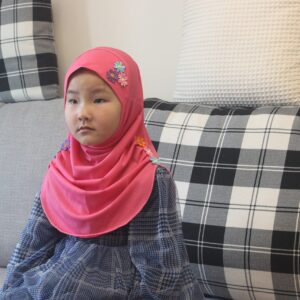 Modest Beauty Hijab Scarf Kids Girls Hijab Head Scarfs Flower Hijab for Baby