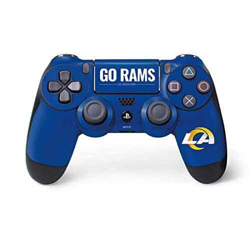 Skinit Decal Gaming Skin compatible with PS4 Pro/Slim Controller - Officially Licensed NFL Los Angeles Rams Team Motto Design