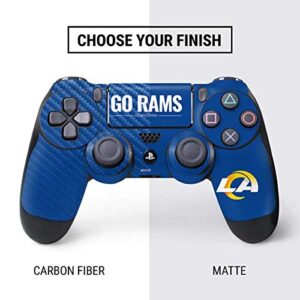 Skinit Decal Gaming Skin compatible with PS4 Pro/Slim Controller - Officially Licensed NFL Los Angeles Rams Team Motto Design