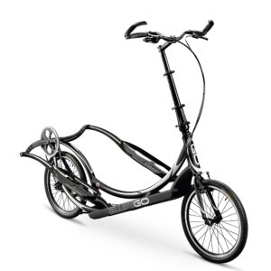 ElliptiGO 11R Long Stride Outdoor Elliptical Bike and Best Hybrid Indoor Exercise Trainer, Black