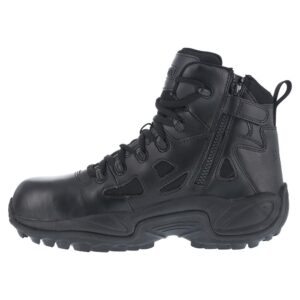 reebok duty men's rapid response tactical comp toe boot black - 14 medium