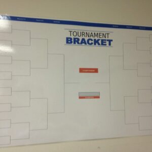 Copy King Reusable Dry Erase 32-Team Tournament Bracket Poster 24x36