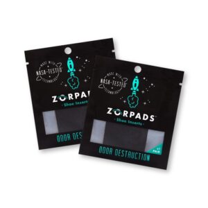 zorpads odor eliminating shoe inserts two pairs - as seen on shark tank